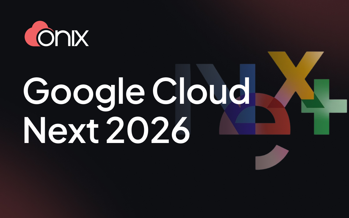 Premier Sponsor Of Google Cloud Next 2026 In Las Vegas Onix